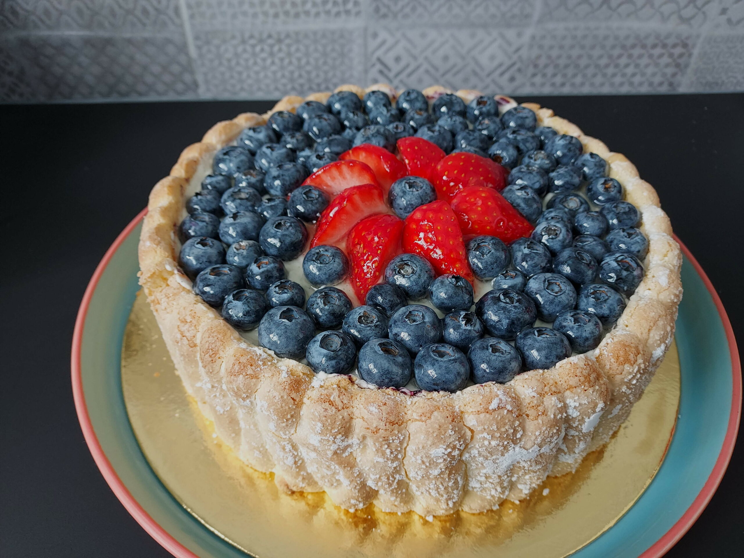 Charlotte aux myrtilles - PETITES MARMITES & COMPAGNIE